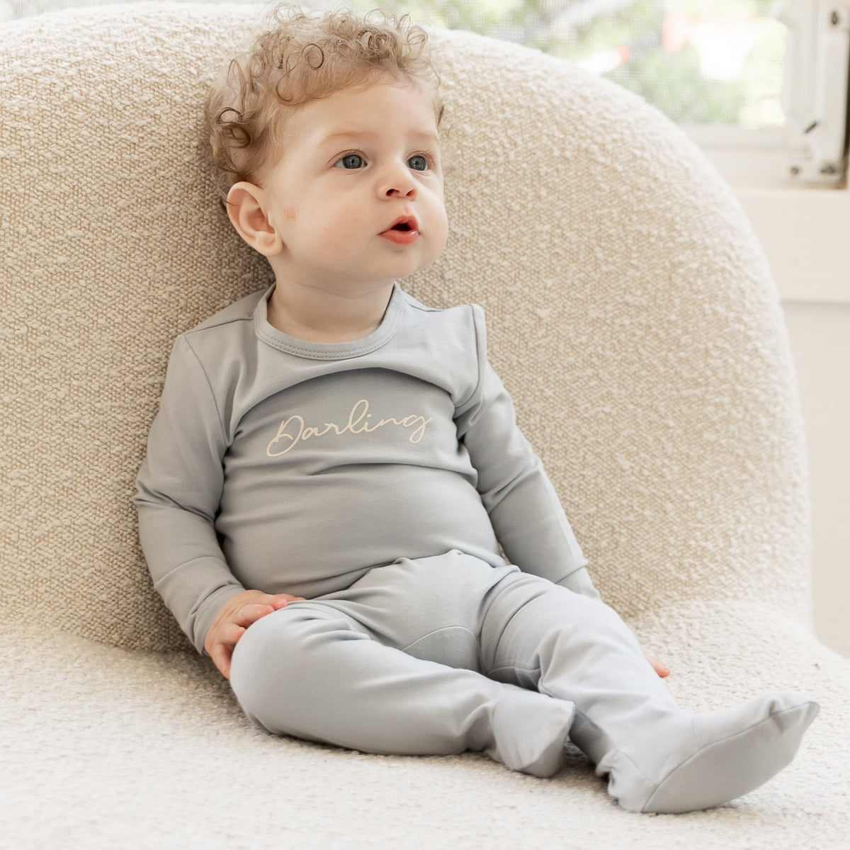 Bebe Bella Blue Charming Stretchie – Belle Tete Baby