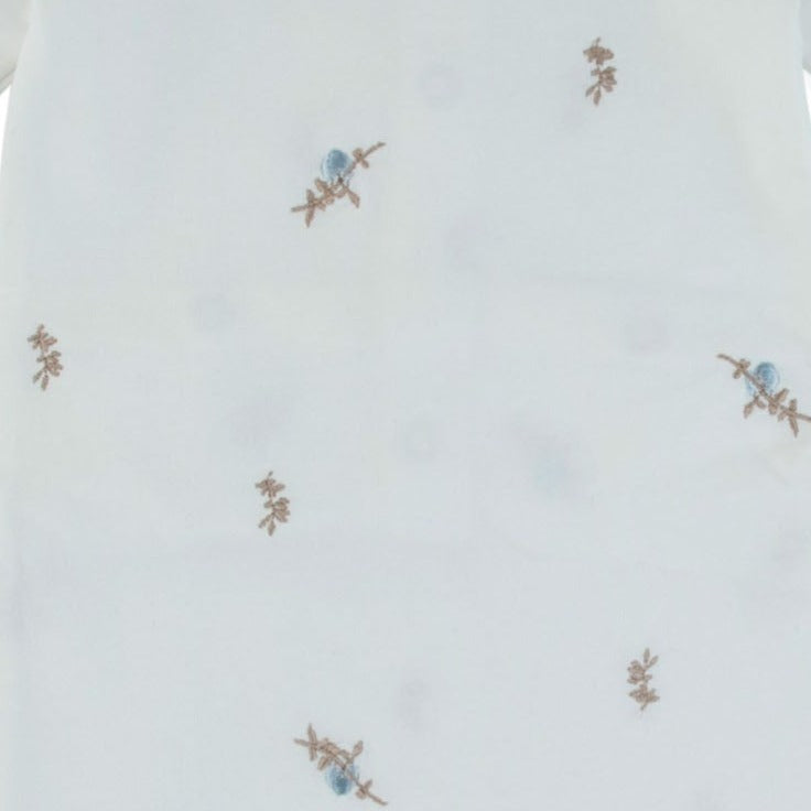 Noggi Embroidered Floral Stretchie and Bonnet- Boys – Belle Tete Baby