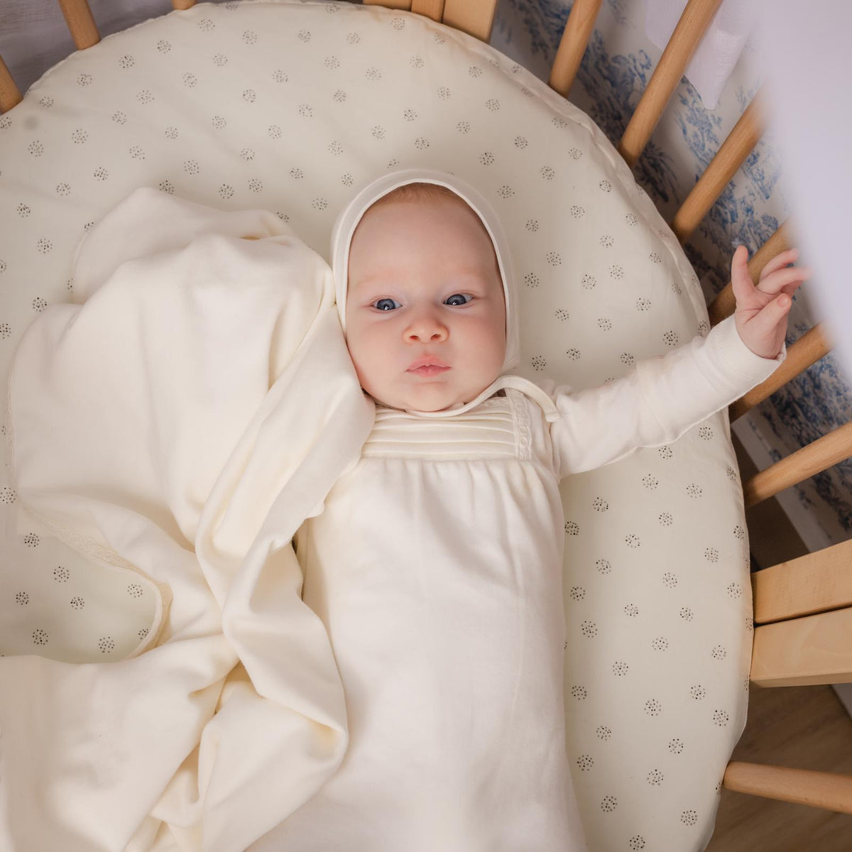 Mabel Bebe Pearl White Pleat Layette Set – Belle Tete Baby